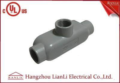 China RANLIC 4 Inch T Series Threaded EMT Rigid Conduit Body - Aluminum Weatherproof Outlet Box with UL Certification for sale