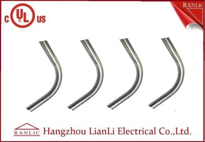 China White Zinc Plated Steel EMT Elbow 1/2