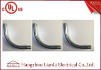 China 3 inch 4 inch Steel Rigid Metal Conduit Elbow Nipple Electro Galvanized UL Listed JUL2015 for sale