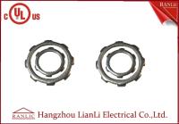 China Steel Lock Nut For EMT / IMC Rigid Conduit Electro Galvanized With Eight Angles for sale