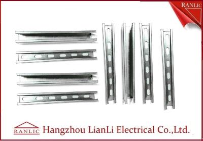 China Steel Unistrut Channel 41mm x 21mm Electro/Hot Dip Galvanized with 1.5-2.5mm Wall Thickness for Structural Support for sale