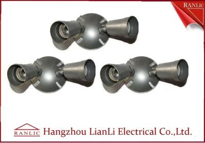 China Gray Aluminum Die Casting Waterproof Terminal Box with Porcelain Lamp Holder - 600V 1500W Rating, UL/CUL Certified for sale