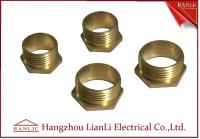 China 20mm & 25mm Brass Male Bush for GI Conduit Thread BS4568 - 3.0mm Head Thickness CNC Machined for sale