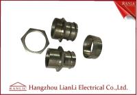 China 3-Piece Brass Swivel Adaptor for PVC Coated Flexible Conduit - 20mm & 25mm Sizes with 3.0mm Locknut for sale