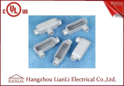China Gray Powder Coated Aluminum Conduit Body LB LR LL C T Series 1/2