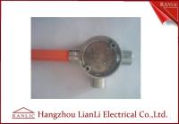 China PVC Coated Steel BS31 BS4568 GI Conduit Pipe 3.75m Length 20mm-50mm Sizes Green Orange for sale