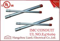 China White Pre-Galvanized Steel IMC Electrical Conduit 1-1/2 inch & 1-1/4 inch Thin Wall 3.05m Length UL1242 Certified for sale