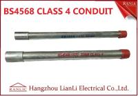 China BS4568 GI Electrical Conduit Pipe Class 3 & 4 - 3.75m Length with 1.3mm to 1.6mm Wall Thickness for sale