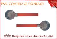 China Orange PVC Coated BS4568 GI Electrical Conduits 20mm-70mm with 1.6mm Wall Thickness and 3.75m Length for sale