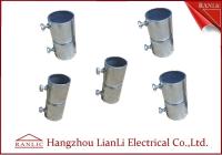 China 20mm 25mm Electro Galvanized GI Conduit Screwless Coupler 1.20mm Thickness BS4568 Electrical Fittings for sale