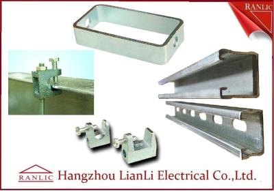 China Steel Unistrut Channel 41mm with Hot Dip Galvanized Finish - Slotted or Non-Slotted Options Available for sale