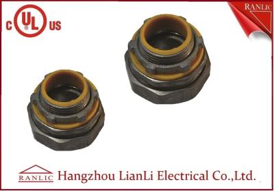 China Zinc Liquid Tight Flexible Conduit Straight Connector 1/2 to 4 Inch PVC Throat UL Listed for sale