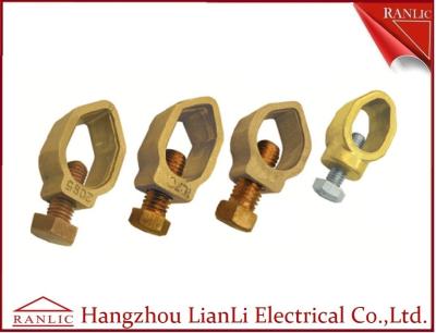 China Bronze Earthing Rod to Cable G Clamp with 9mm 12mm 14mm 15mm Thread Rod for Electrical Grounding Systems for sale