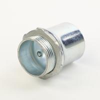 China UL Listed Set Screw Steel EMT Connector Electro Galvanized with Locknut 1/2-4 Inch for sale