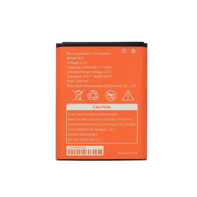 China OLAX 4G Mobile WiFi Router Lithium Battery 3000mAh 3.7V Replacement Power Pack for MF981 MT10 for sale