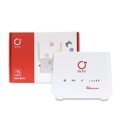 China OLAX AX5 Pro 4G LTE WiFi Router 150Mbps with 2000mAh Battery and 4 LAN Ports for Indoor Wireless Connectivity for sale