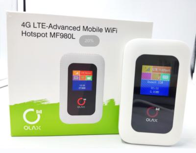 China OLAX 4G LTE WiFi Router 150Mbps Hotspot with LCD Display 3000mAh Battery for sale