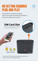China OLAX AX9 PRO 300Mbps 4G 5G LTE WiFi Router with SIM Slot and 4000mAh Battery for sale