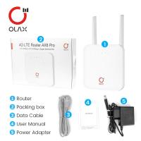 China OLAX AX6 Pro 4G Router Unlocked 300Mbps Wireless CPE with 4000mAh Battery and Dual Antennas for sale