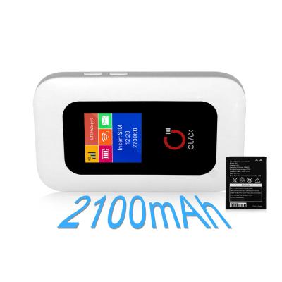 China OLAX MF980L 4G LTE Wireless Router with LCD Screen 150Mbps Speed 4000mAh Battery for sale
