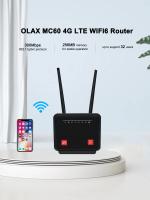 China OLAX MC60 Dual Antenna 4G LTE WiFi Router with SIM Slot 150Mbps CAT4 for sale