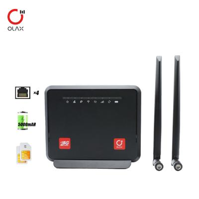 China OLAX MC60 4G LTE CAT4 Wireless Router 300 Mbps with SIM Card Slot and Long Range WiFi for sale