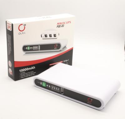 China OLAX Mini UPS 4G LTE Wireless WiFi Router with SIM Card Slot - Long Range CPE Modem for Uninterrupted Connectivity for sale