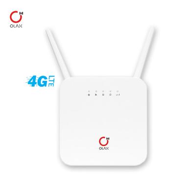 China OLAX AX6 PRO 4G LTE Router 300Mbps WiFi 5dBi External Antenna SIM Card CPE 4000mAh for sale