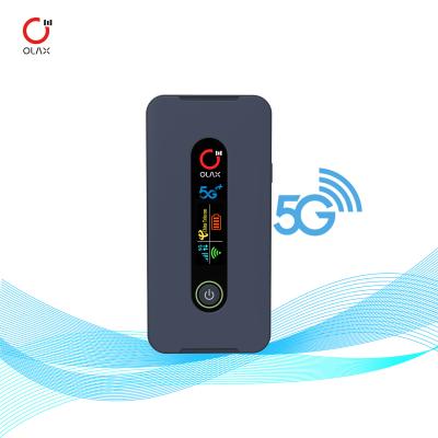 China OLAX MF650 Outdoor Portable 4G 5G MiFi Router with WiFi6 Technology - 5000mAh/8000mAh Battery, 150x72mm Size for sale