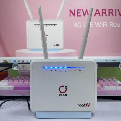 China OLAX MC80 4G WiFi 6 Portable Router Dual Band 2.4GHz 5.8GHz CAT6 eSIM 32 Users for sale
