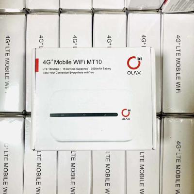 China OLAX MT10 4G LTE Wireless WiFi Router 150Mbps 3000mAh Battery B1/B3/B5/B8/B34/B38/B39/B40/B41 for sale