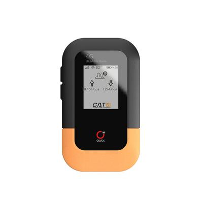China OLAX E45 4G WiFi 6 Mobile Broadband Router Battery Powered Pocket Hotspot eSim vSim 32 Devices for sale