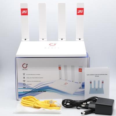 China OLAX MC50 Pro 4G LTE WiFi Router Cat4 CPE Modem with eSIM RJ45 SIM Card Slot 150Mbps for sale
