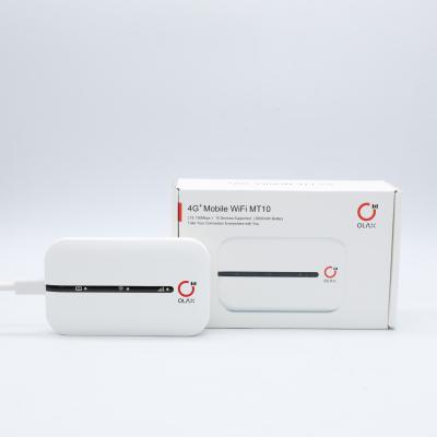 China OLAX MT10 4G LTE Unlocked Hotspot Router 3000mAh WiFi Modem with SIM Card Slot for sale