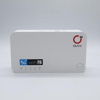 China OLAX G5010 X55 WiFi6 5G CPE Router with 4000mAh Battery and SIM Card Support for Portable Internet for sale