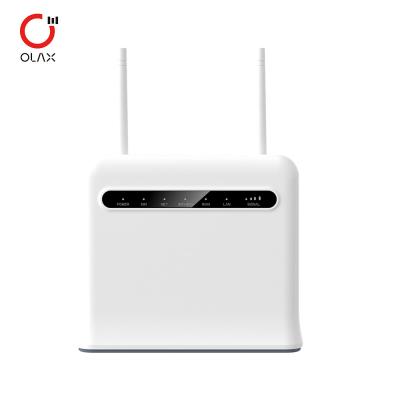 China OLAX CAT6 Wi-Fi 6 4G LTE Router 300Mbps 4000mAh Battery SIM Card Wireless Bypass CPE Modem for sale