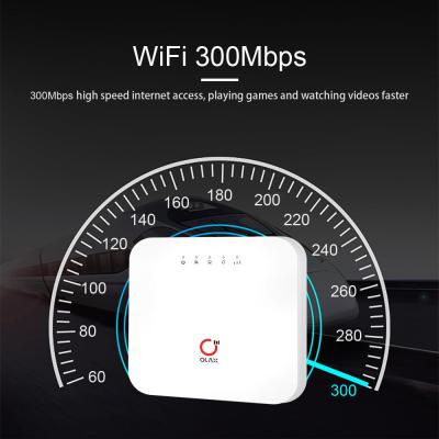 China OLAX AX6pro 4G LTE WiFi Router 150Mbps 300Mbps SIM Card Slot 4000mAh Battery for sale