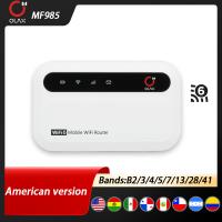 China OLAX MF985 4G LTE WiFi 6 Outdoor Router 3000mAh Battery Unlocked Hotspot for sale