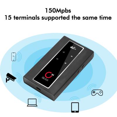 China OLAX MF981 Unlocked 4G LTE Mobile WiFi Hotspot with 2100mAh Battery, 150Mbps Speed, 10 Device Support for sale