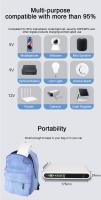 China OLAX POE-D3 Smart Size UPS with 20000mAh 74WH Battery - DC Output Power Backup for Home & Outdoor Use for sale