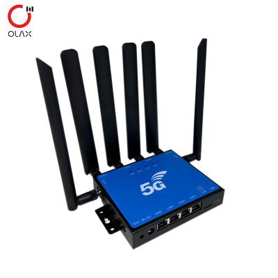 China Olax G5016 Industrial 5G VPN Router with WiFi 6 Dual Band 2.4/5GHz Sim Card Slot for sale