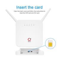 China AX6 PRO 4G LTE External Antenna CPE WiFi Router 150Mbps Portable SIM Card Router for Stable Wireless Connection for sale