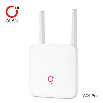 China OLAX AX6 PRO Industrial LTE 4G CPE Wireless Router with 4000mAh Battery and 32-Device Support for sale