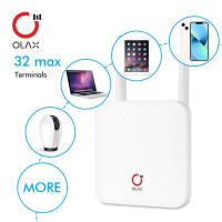 China OLAX AX6 PRO 4G LTE WiFi Outdoor Router with 4000mAh Battery and 32 User Capacity for Europe Africa Asia for sale