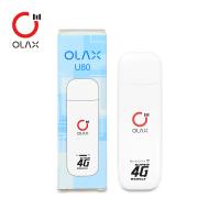 China OLAX U80 4G LTE WiFi Dongle USB Modem - 150Mbps Speed, All SIM Support with WPA3 Security for sale