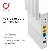 China OLAX OL-WR304S Waterproof Outdoor CPE Router 2.4GHz 300Mbps 4G with SIM Card Slot for sale