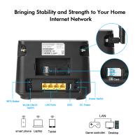 China OLAX AX5 PRO Unlocked Cat4 LTE CPE Router 300Mbps WiFi with SIM Card Slot for sale