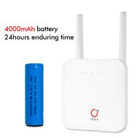 China OLAX AX6 PRO 4G Outdoor CPE Router with 4000mAh Battery, 300Mbps Speed, and RJ45 Port for sale