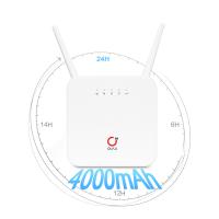 China OLAX AX6 PRO Industrial LTE 4G CPE Wireless Router with 4000mAh Battery and 32-Device Support for sale