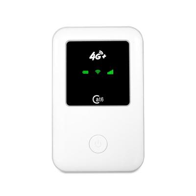 China OLAX 4G LTE CAT6 Mobile WiFi Hotspot Router 300Mbps Speed 3000mAh Battery 32 Device Support for sale